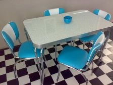 Table américaine vintage : décoration US 50's et 60's