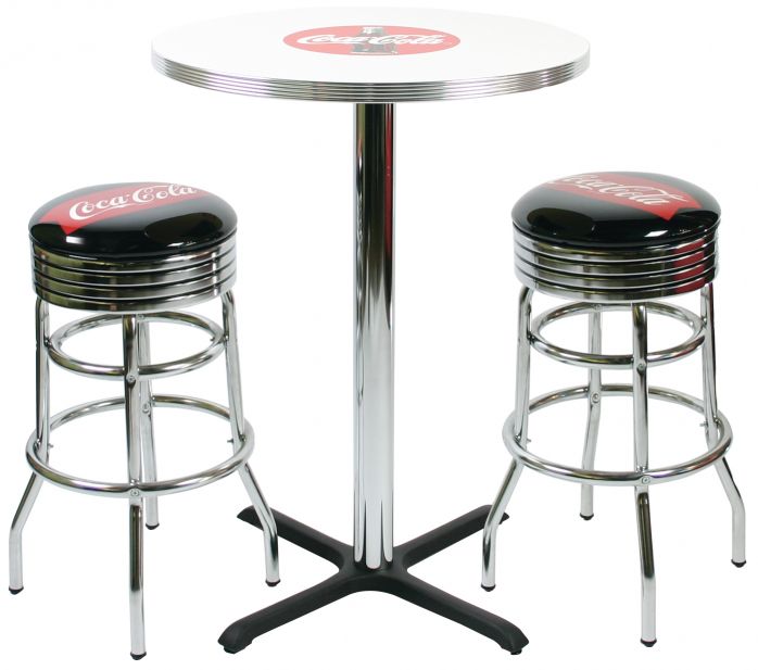 Mobilier Coca-Cola vintage : décoration US 50's et 60's